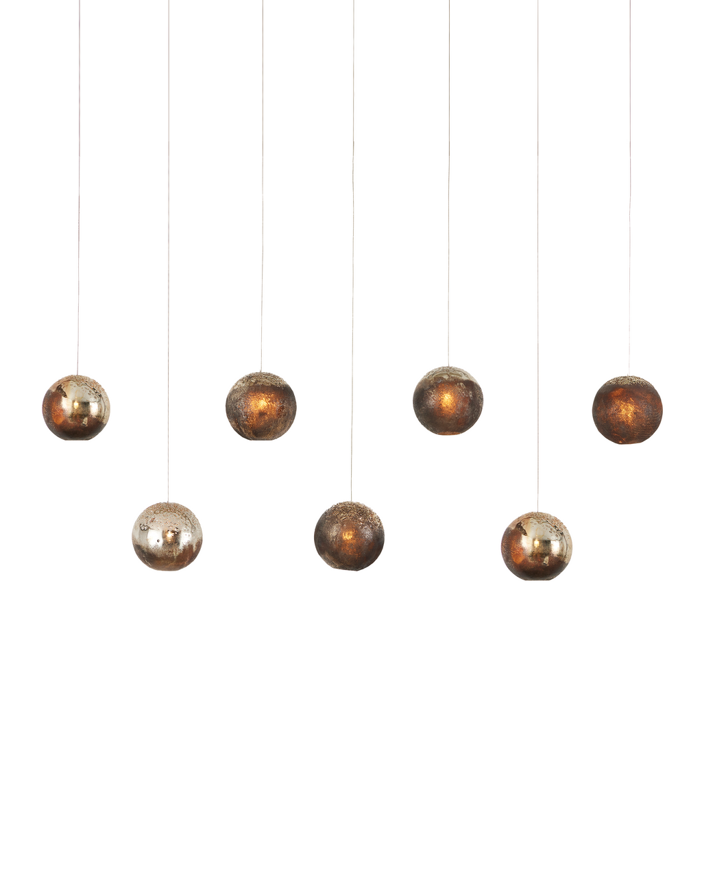 Pathos 7-Light Linear Multi-Drop Pendant – Nouvelle Lighting