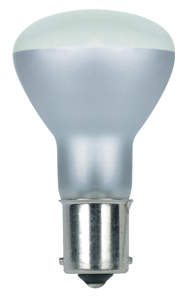 Incandescent Miniature Bulb: 20.2W; R12; ; Frost; 28V; BA15s Bayonet S ...