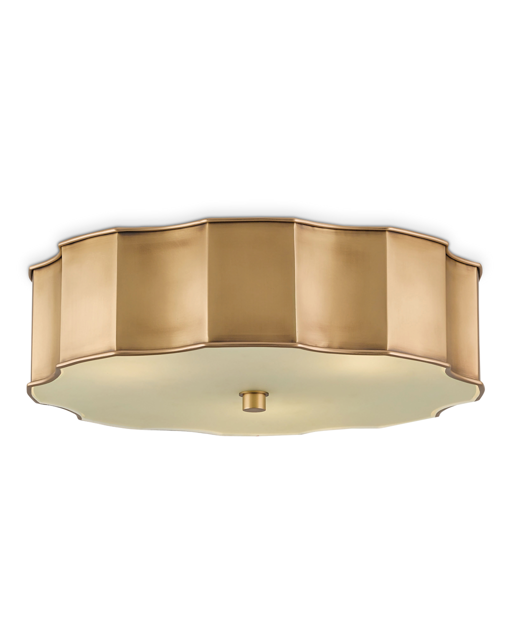 Wexford Brass Flush Mount – Nouvelle Lighting